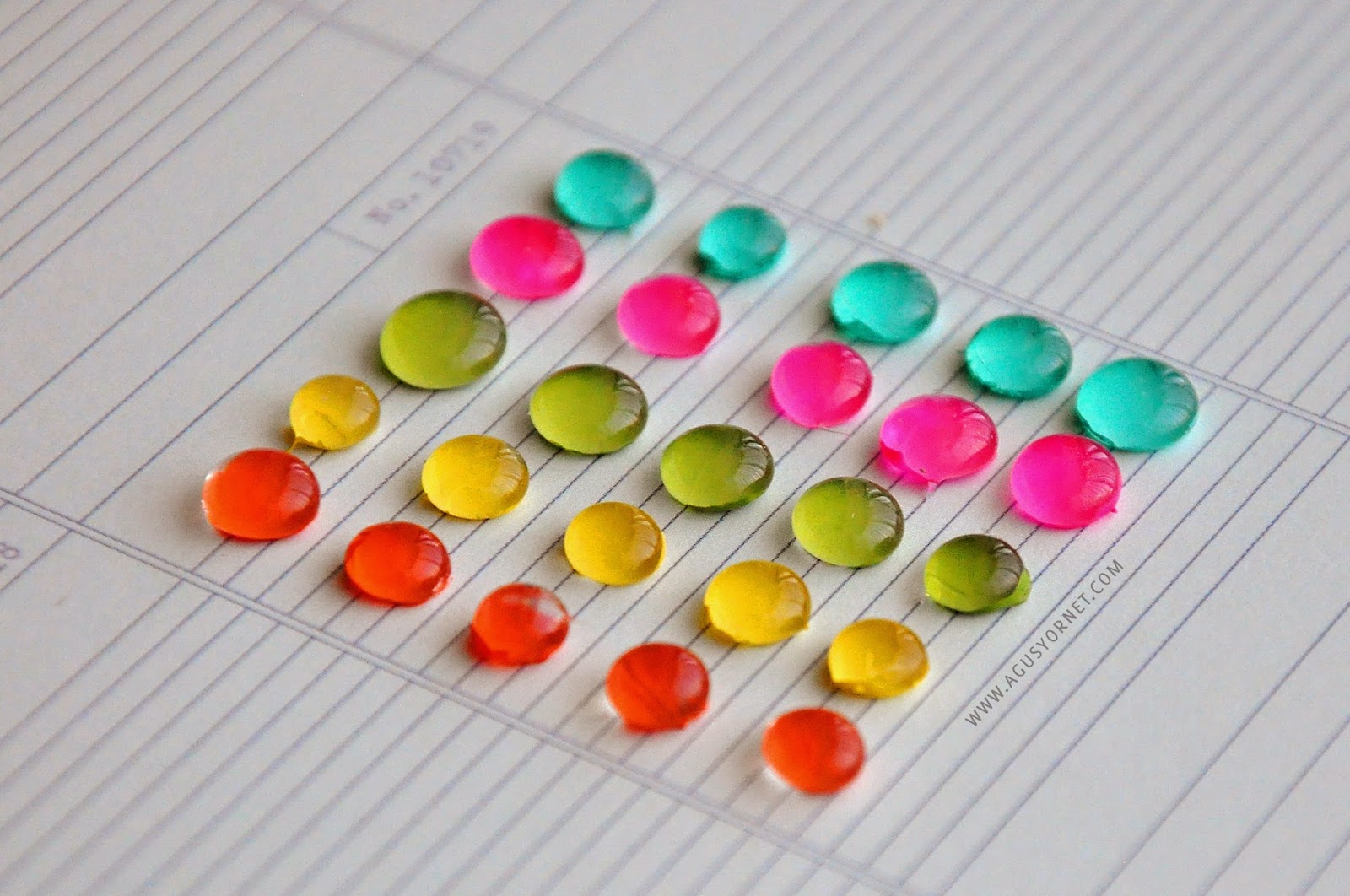 DIY Card Making Embellishments Enamel Dots Papermilldirect